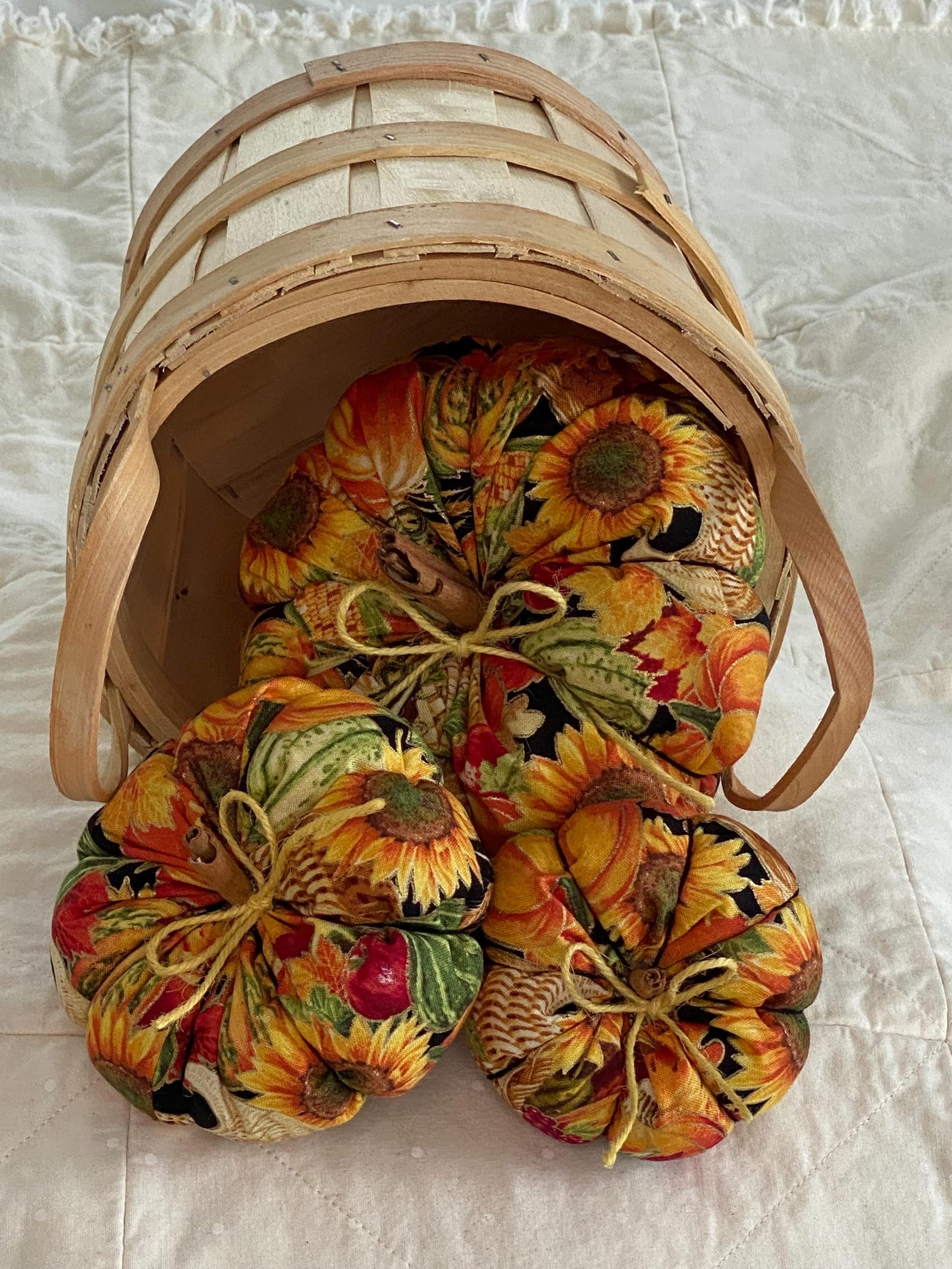 Fabric Stacked Stuffed Pumpkins, Fall, Halloween, Thanksgiving - Etsy