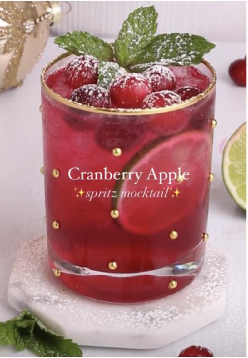 Delicious Mocktails Menu Wedding Party Bridal Shower Baby Shower ...