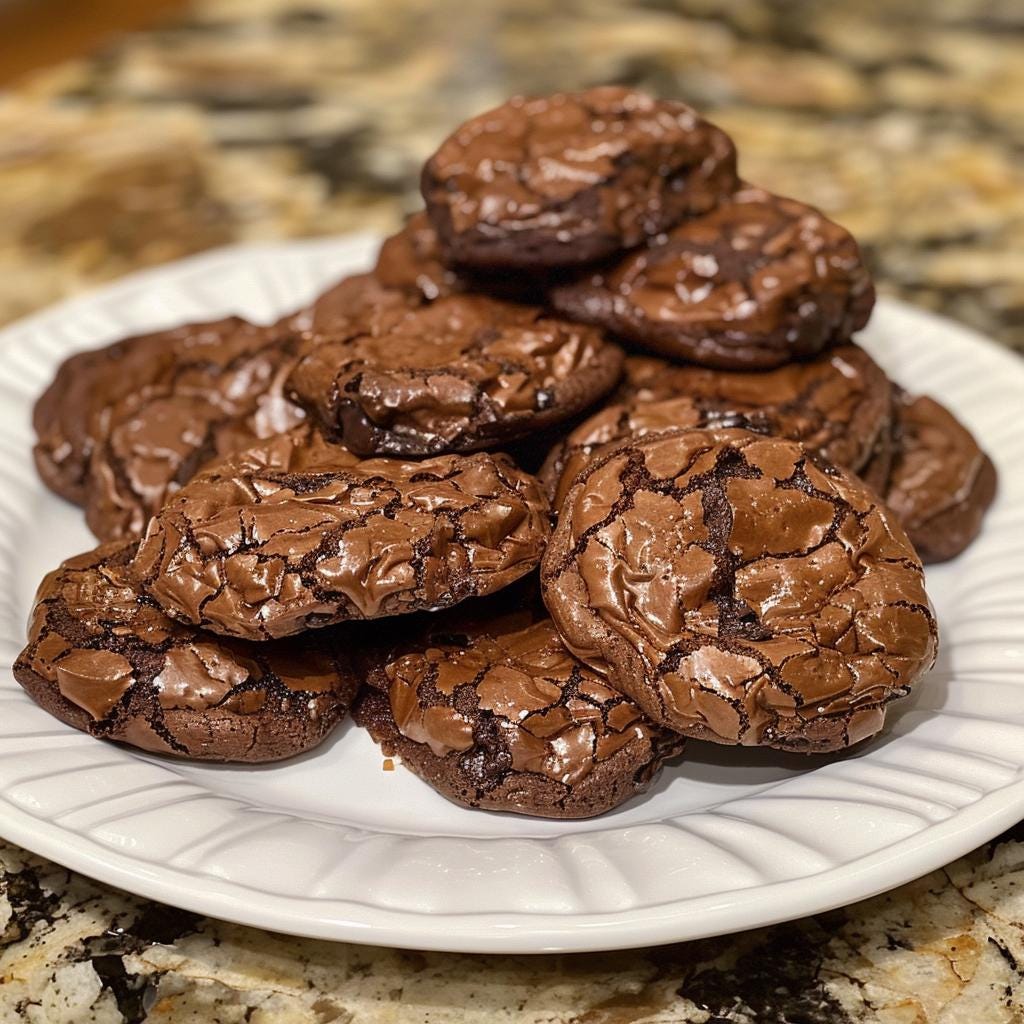 Chocolate Fudge Brownie Cookies Recipe PDF Download | Easy Family ...