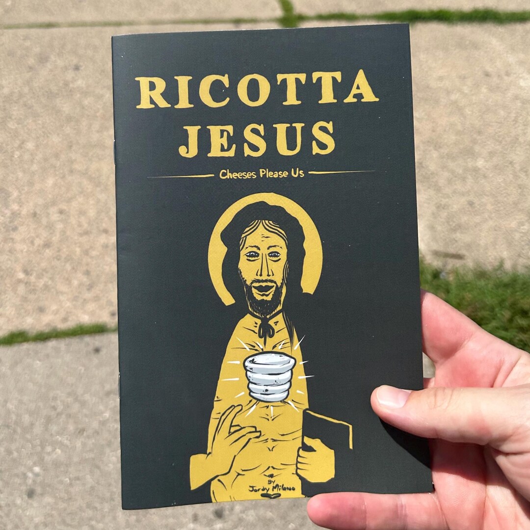 Ricotta Jesus - Full Color Cooking Zine - Etsy