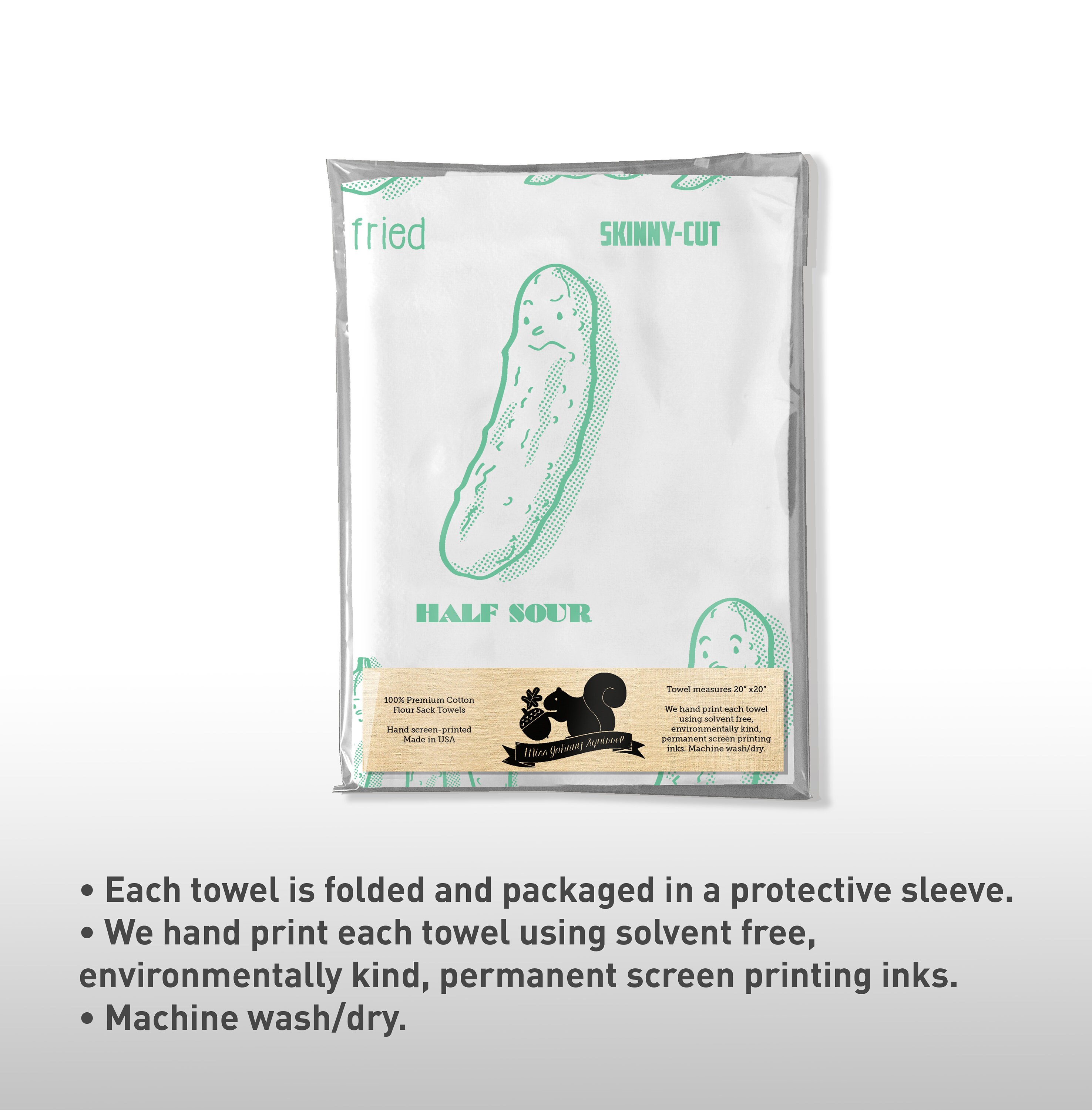 Pickle Towel Pickle Flour Sack Towel Pickle Dishcloth | Etsy