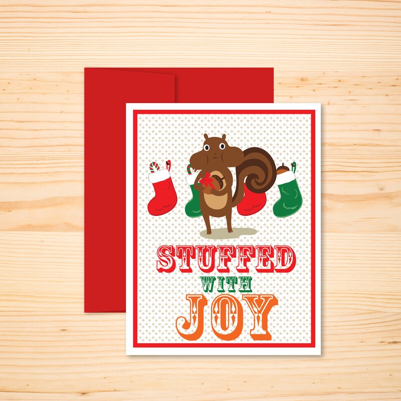 Joy to the Squirrel - Etsy