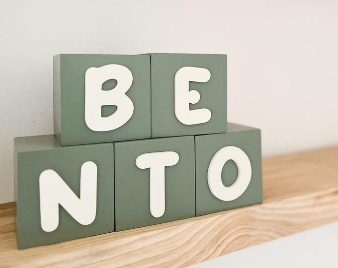 Personalized Name Blocks, Baby Blocks, Letter Blocks, Nursery Decor ...