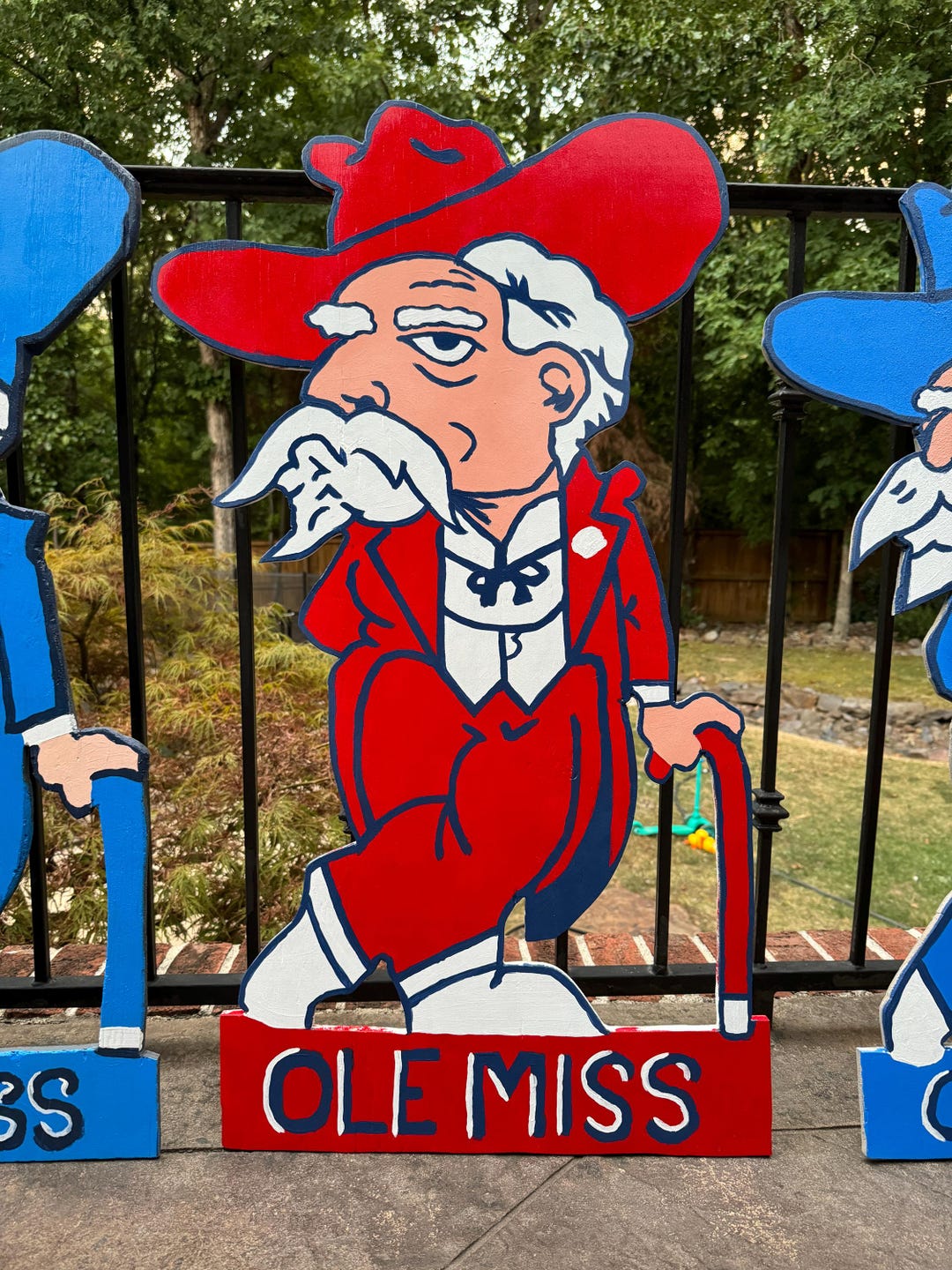 Ole Miss Colonel Reb Art Wood Sign Handcrafted Ole Miss Rebel Sign - Etsy