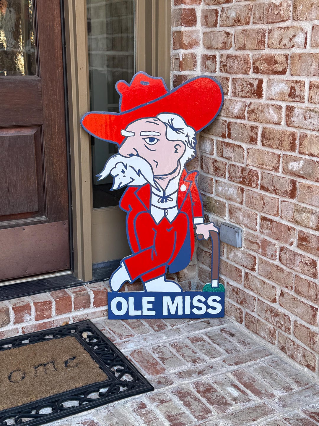 Ole Miss Colonel Reb Art Wood Sign -handcrafted Ole Miss Rebel Sign - Etsy