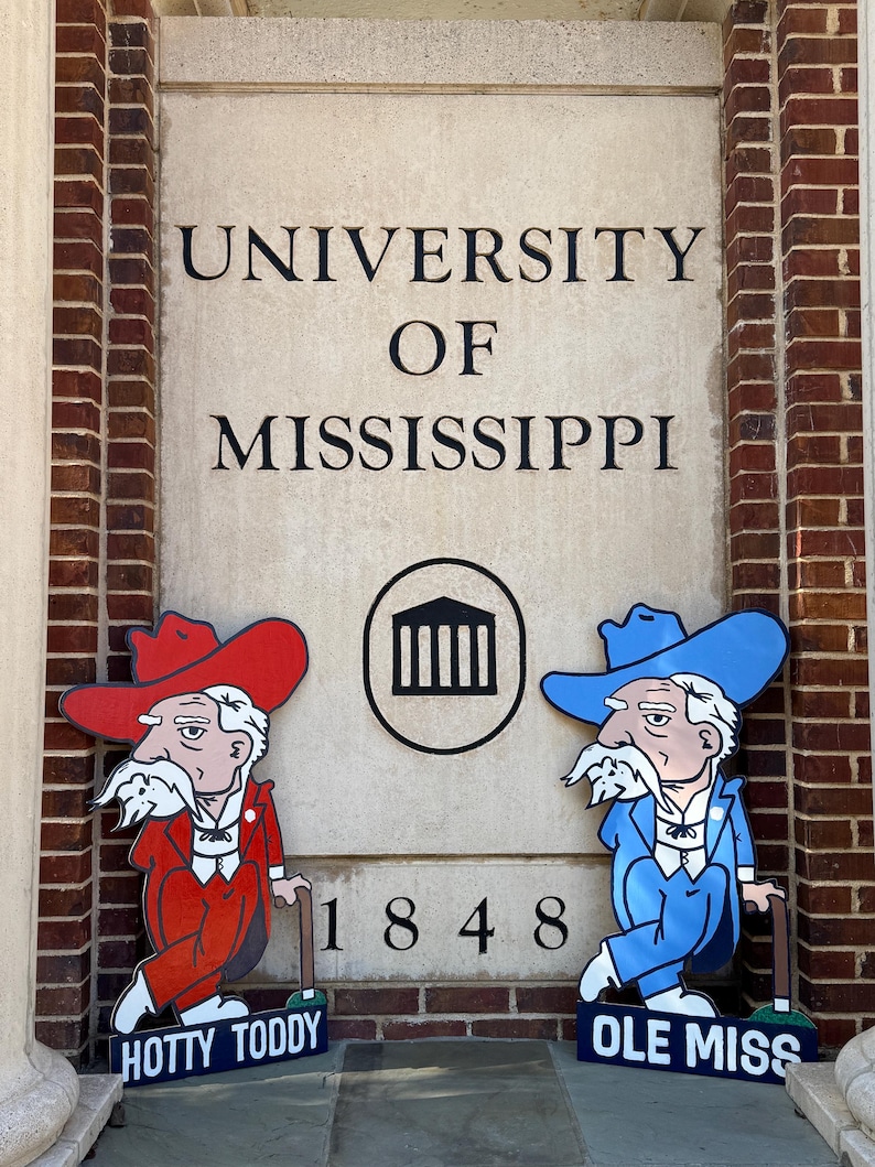 Customizable -colonel Reb Ole Miss Sign – Handcrafted Wood Art for ...