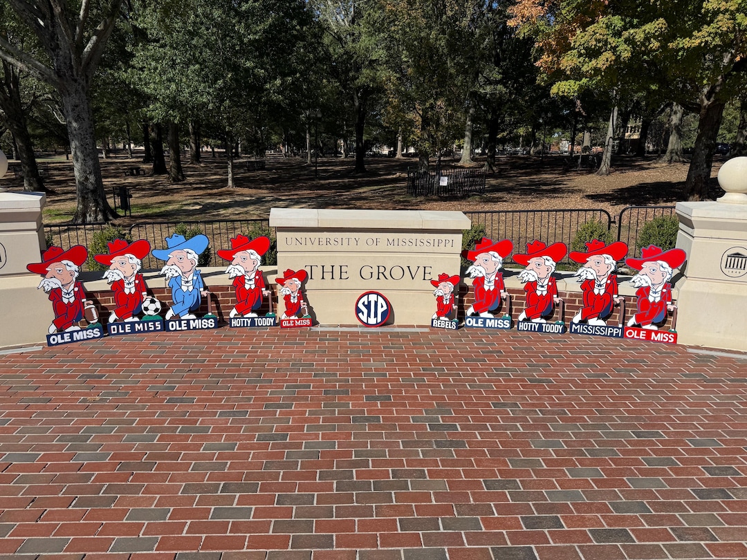 Customizable -colonel Reb Ole Miss Sign – Handcrafted Wood Art for ...