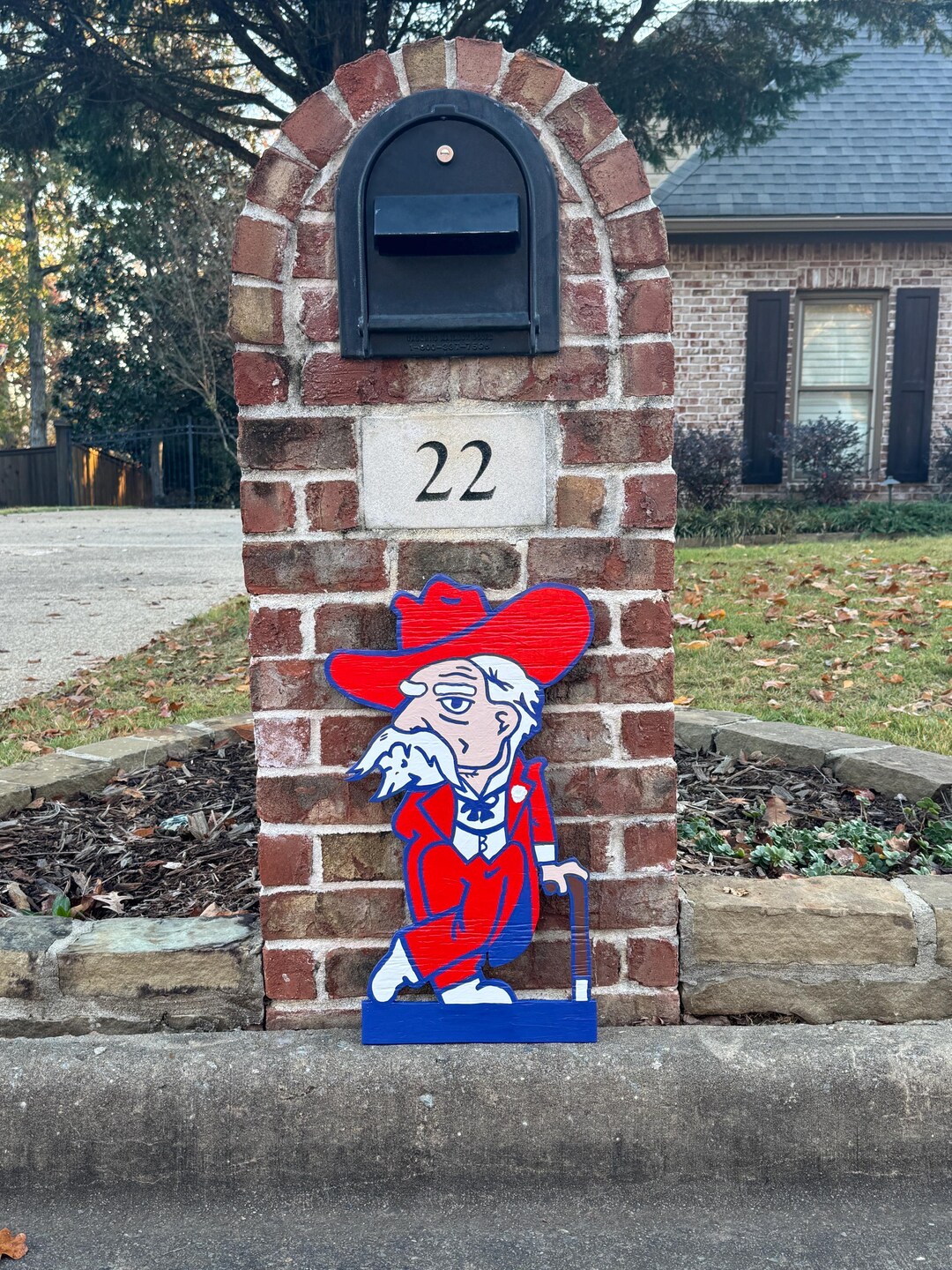 Colonel Reb Ole Miss Sign – Handcrafted Wood Art for Rebels Fans, Game ...
