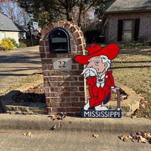 Ole Miss Colonel Reb Art Wood Sign handcrafted Ole Miss Rebel Sign - Etsy