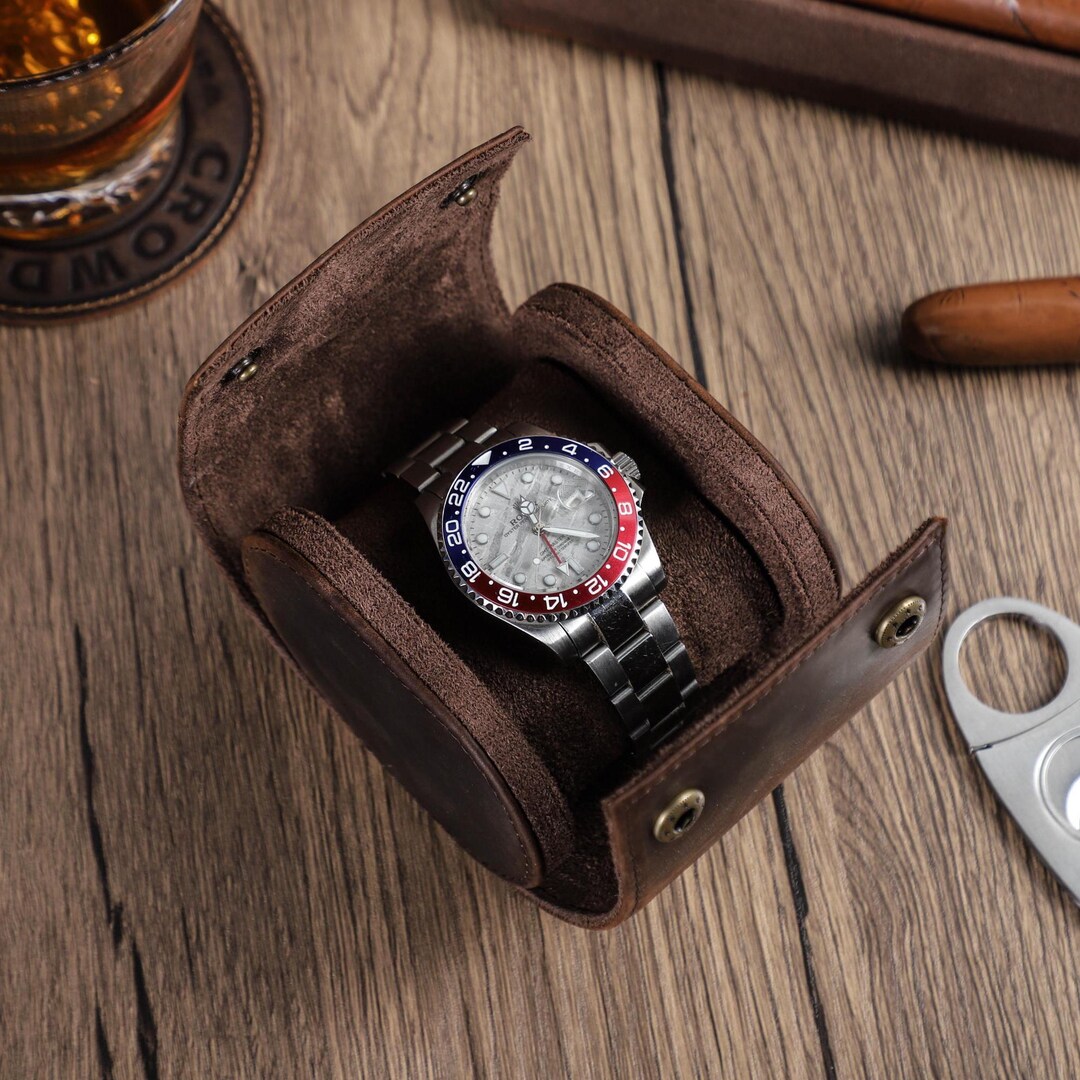 Personalized Leather Single Watch Box, Custom Luxury Watch Cases ...