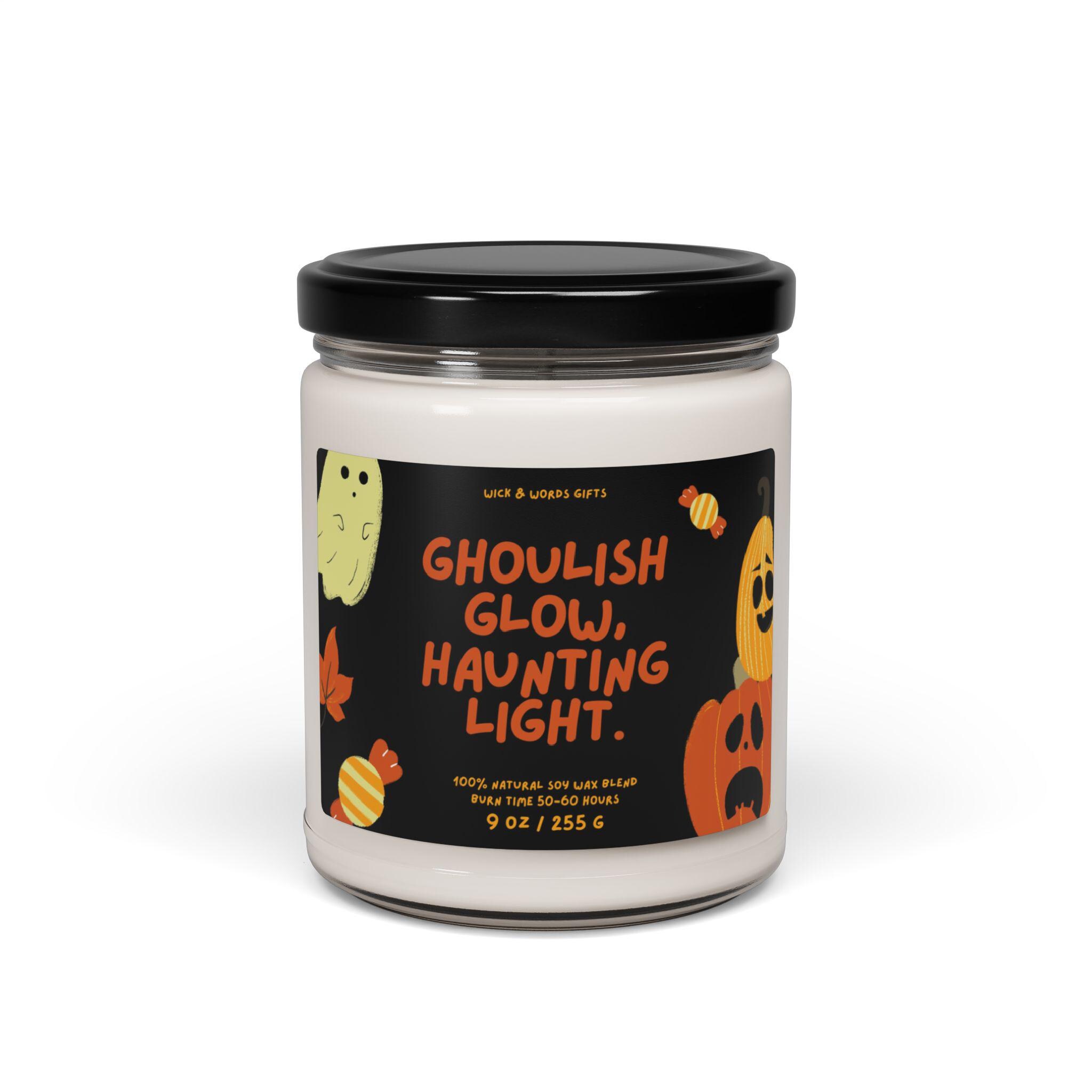 Ghoulish Glow Candle - Haunting Light for Your Halloween Decor - Spooky ...