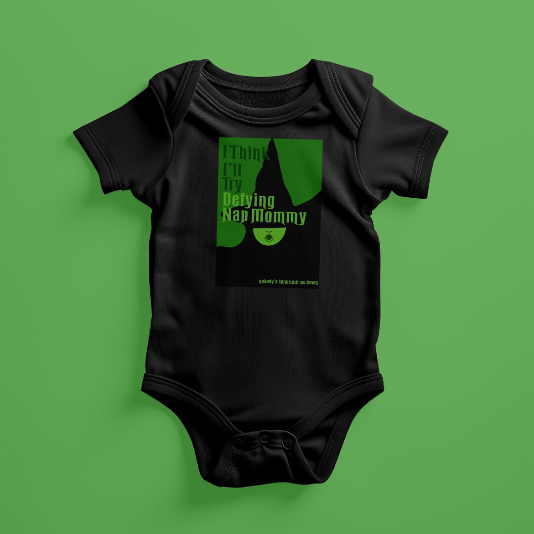 Defying Nap Mommy Baby Outfit Elphie Oz Musical Movie Wicked Witch West ...