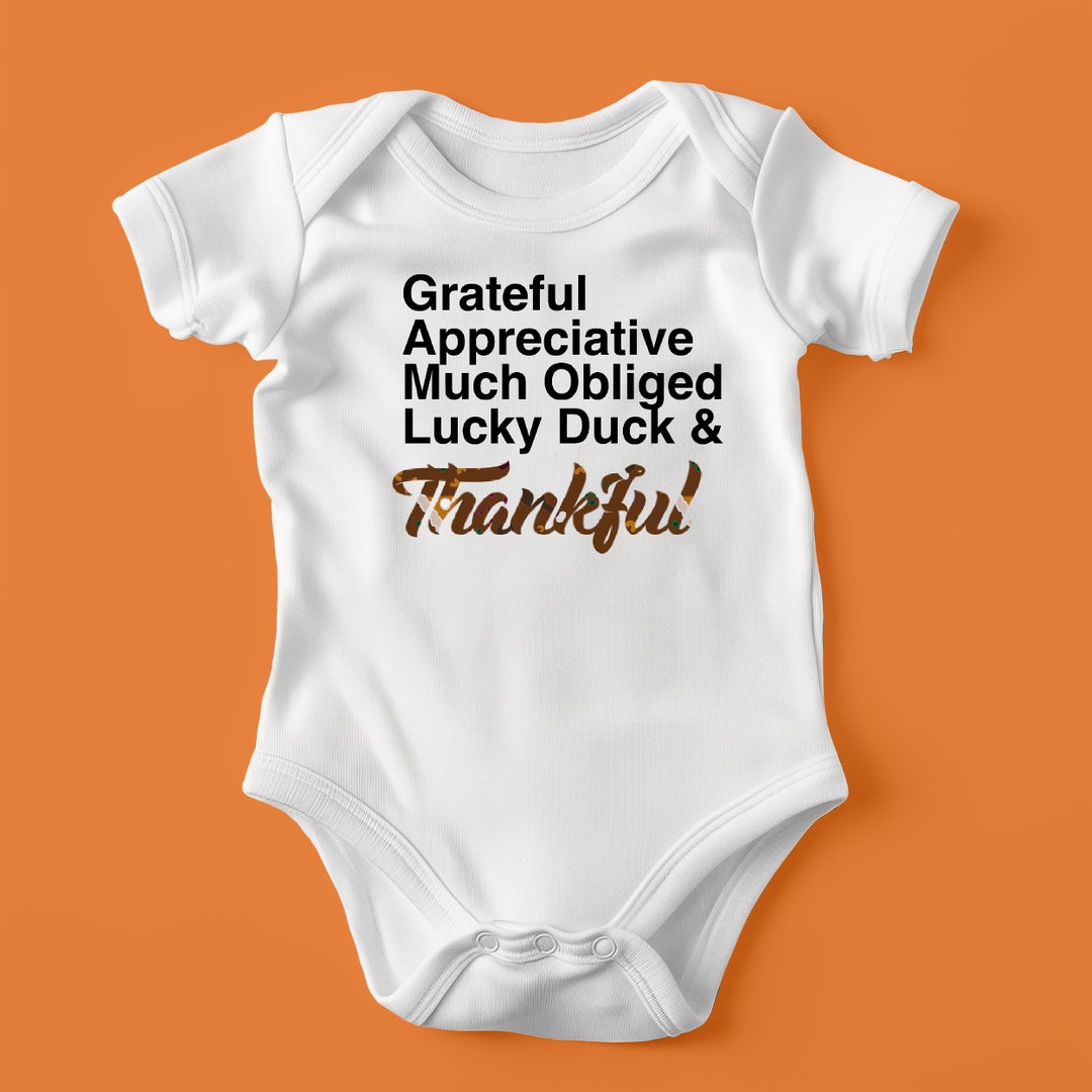 Thanksgiving Outfit | Thankful Baby Bodysuit | Fall Baby Clothes ...
