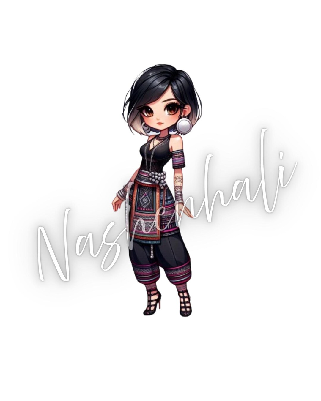 Hmong Chibi PNG Clipart: Asian Girl Illustration (digital Download) - Etsy