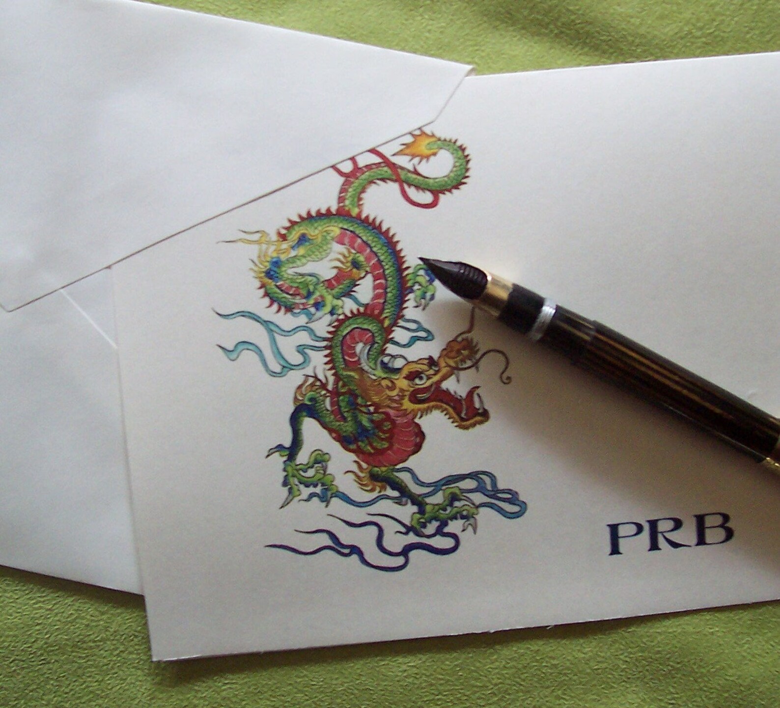 Personalized Dragon Notecards Asian Chinese Note Cards - Etsy