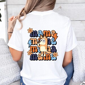 Bluey Mama Tshirt Bluey Gift for Mom Bluey Fan Tshirt Gift for Bluey ...