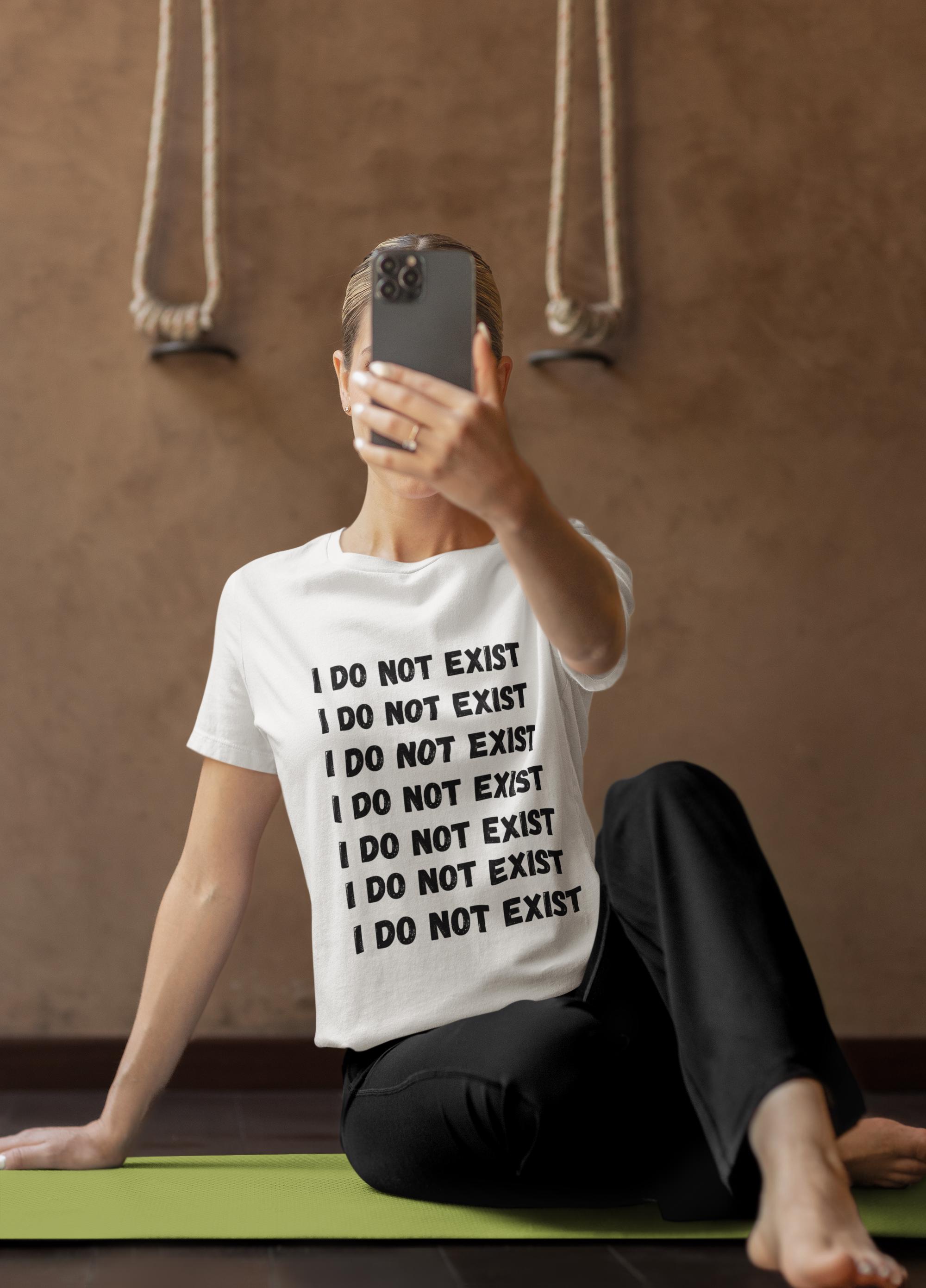I Do Not Exist T-shirt. Existentialism. Existential Crisis. Existential ...