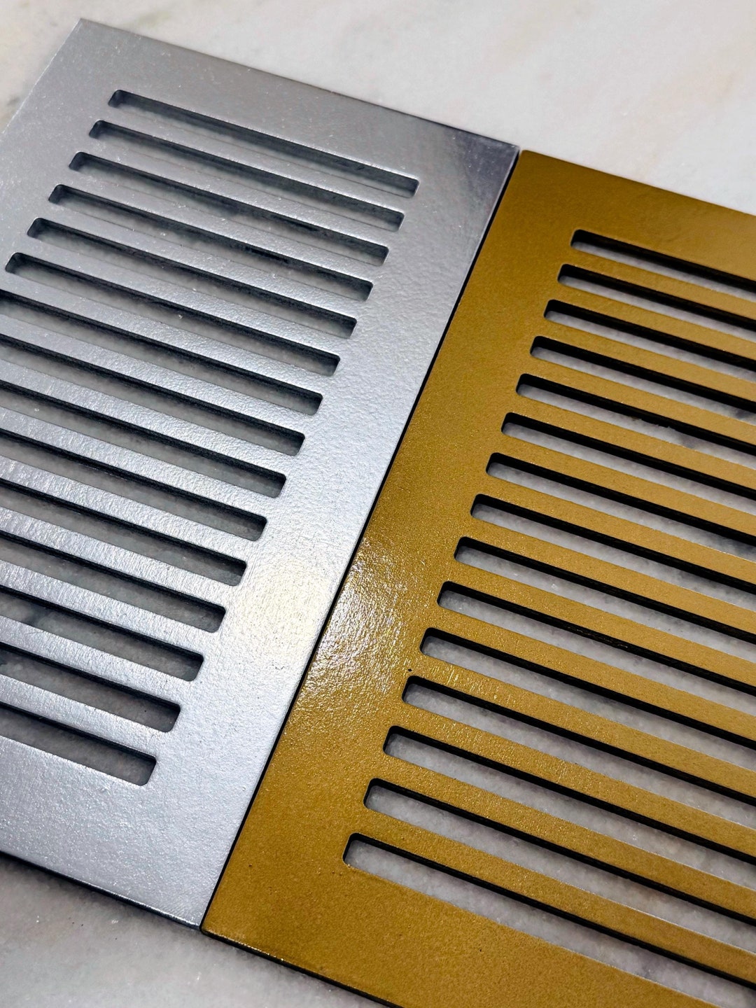 Silver and Gold Vent Cover - Etsy
