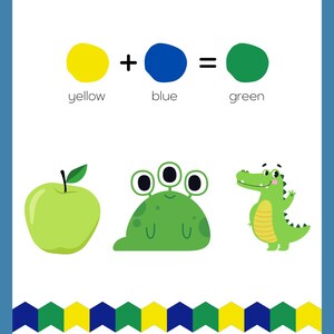 Element of Art: Color Chart Elementary Resource - Etsy
