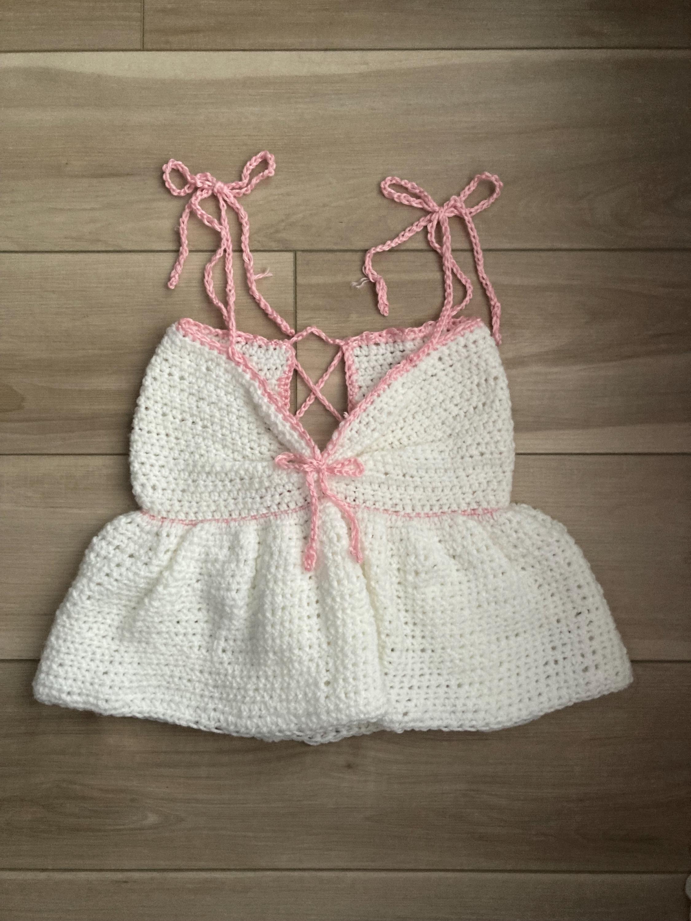 Flowy Spaghetti Strap Crochet Top Custom Colors Available Handmade ...