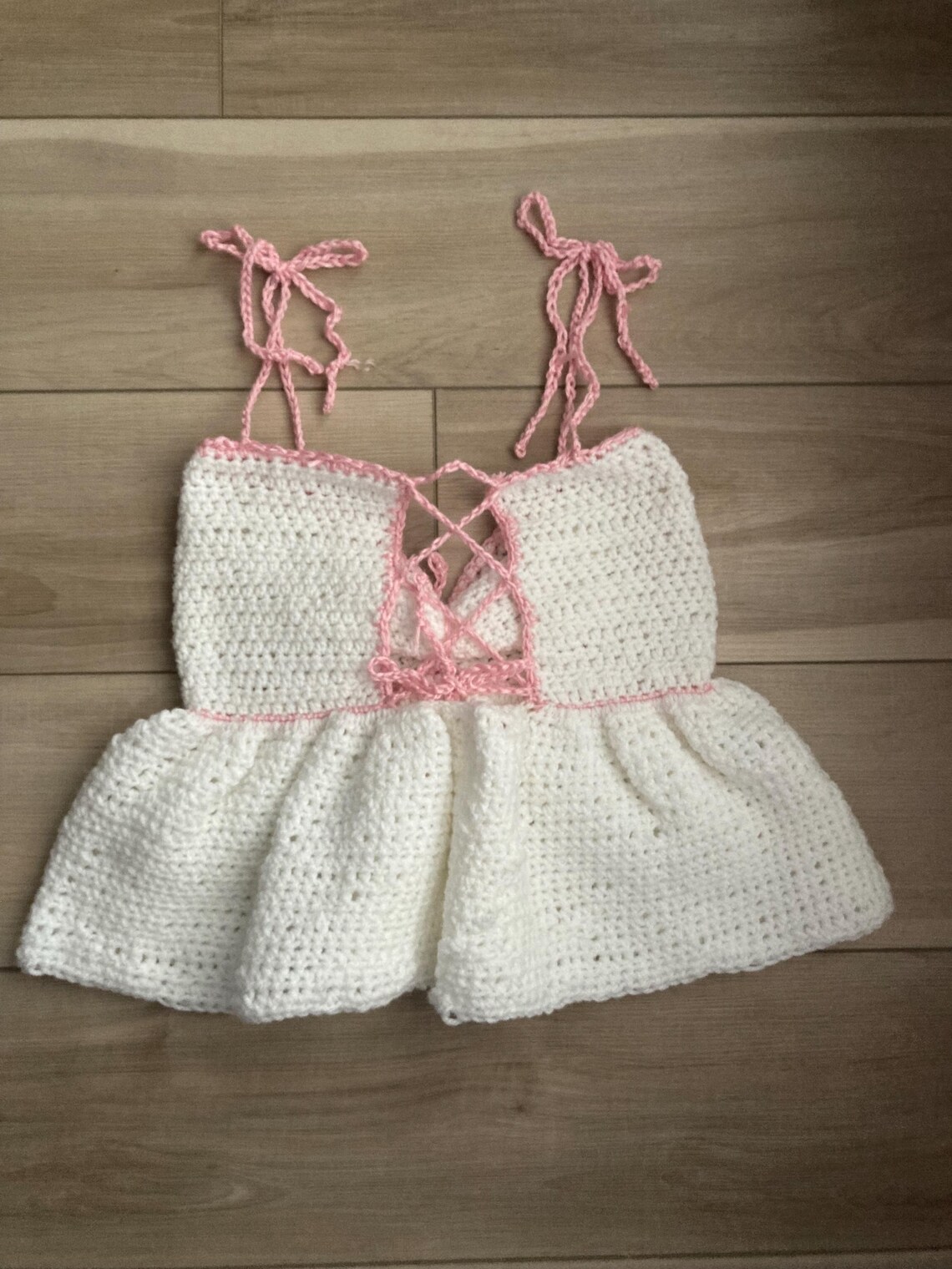 Flowy Spaghetti Strap Crochet Top Custom Colors Available Handmade ...
