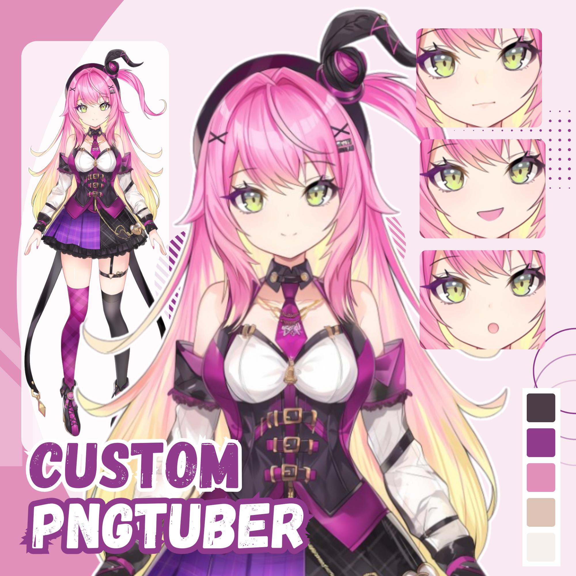 Custom Model Pngtuber, Pngtuber Commission, Pngtuber Character ...