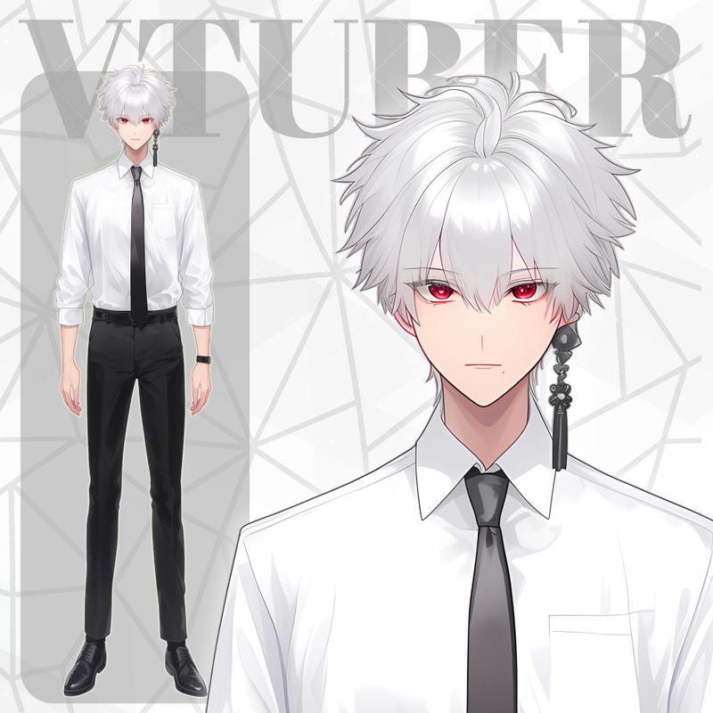 Vtuber Model Male - Etsy