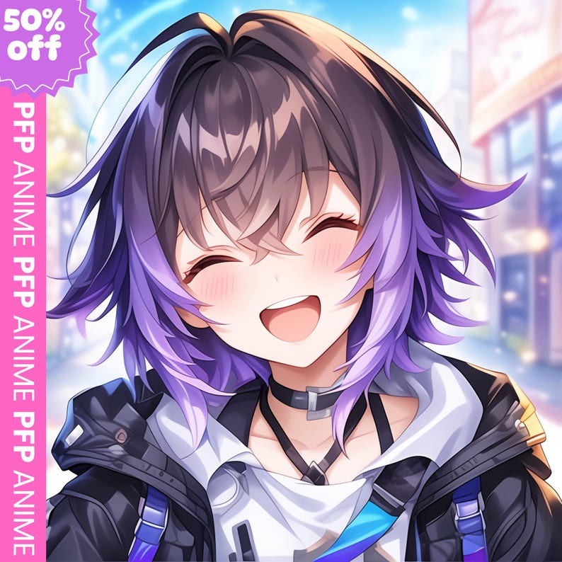 Custom Anime PFP Icon | Twitch & Vtuber Profile Picture | Character ...