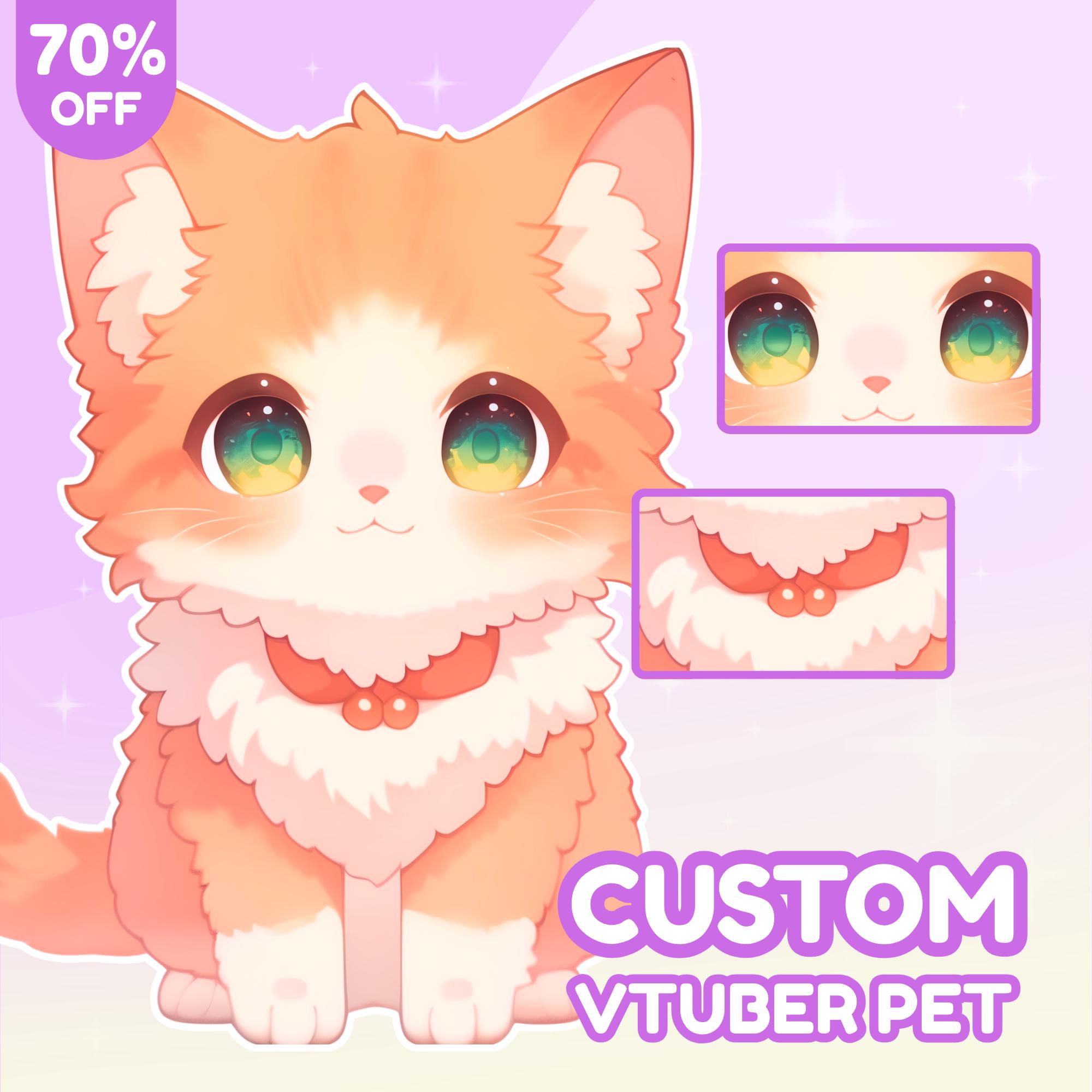 Custom Pet Vtuber Model | Vtuber Pet Avatar | Animal Vtuber | Live2d ...