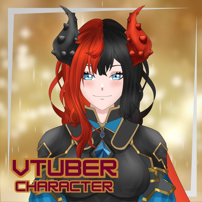Custom Vtuber Model, Vtuber Design, Vtuber Assets, Pngtuber, Live2d ...