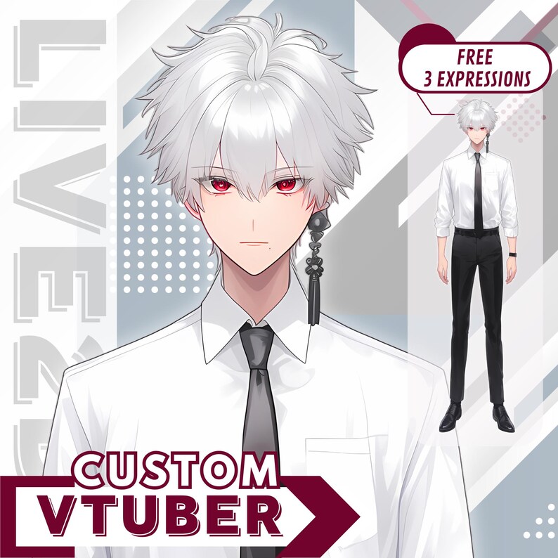 Vtuber Model Custom Female or Male Live2d Model Vtuber Design ...
