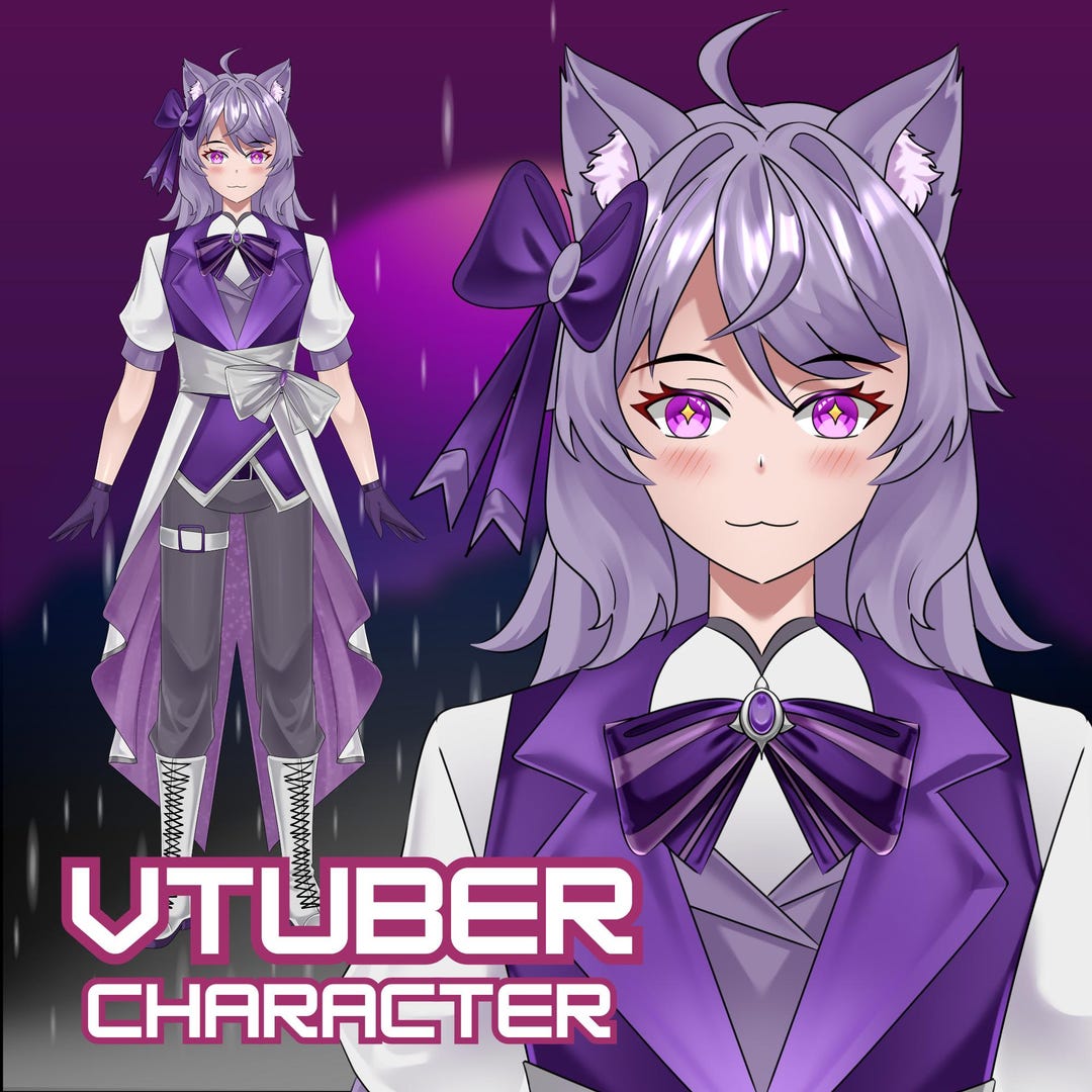 Modelo Vtuber personalizado femenino o masculino / modelo live2d ...