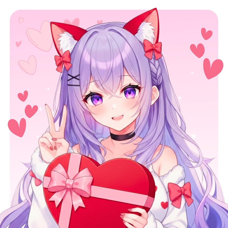 Custom Anime PFP, Anime Art Commission, Twitch PFP, OC, Cute Anime ...