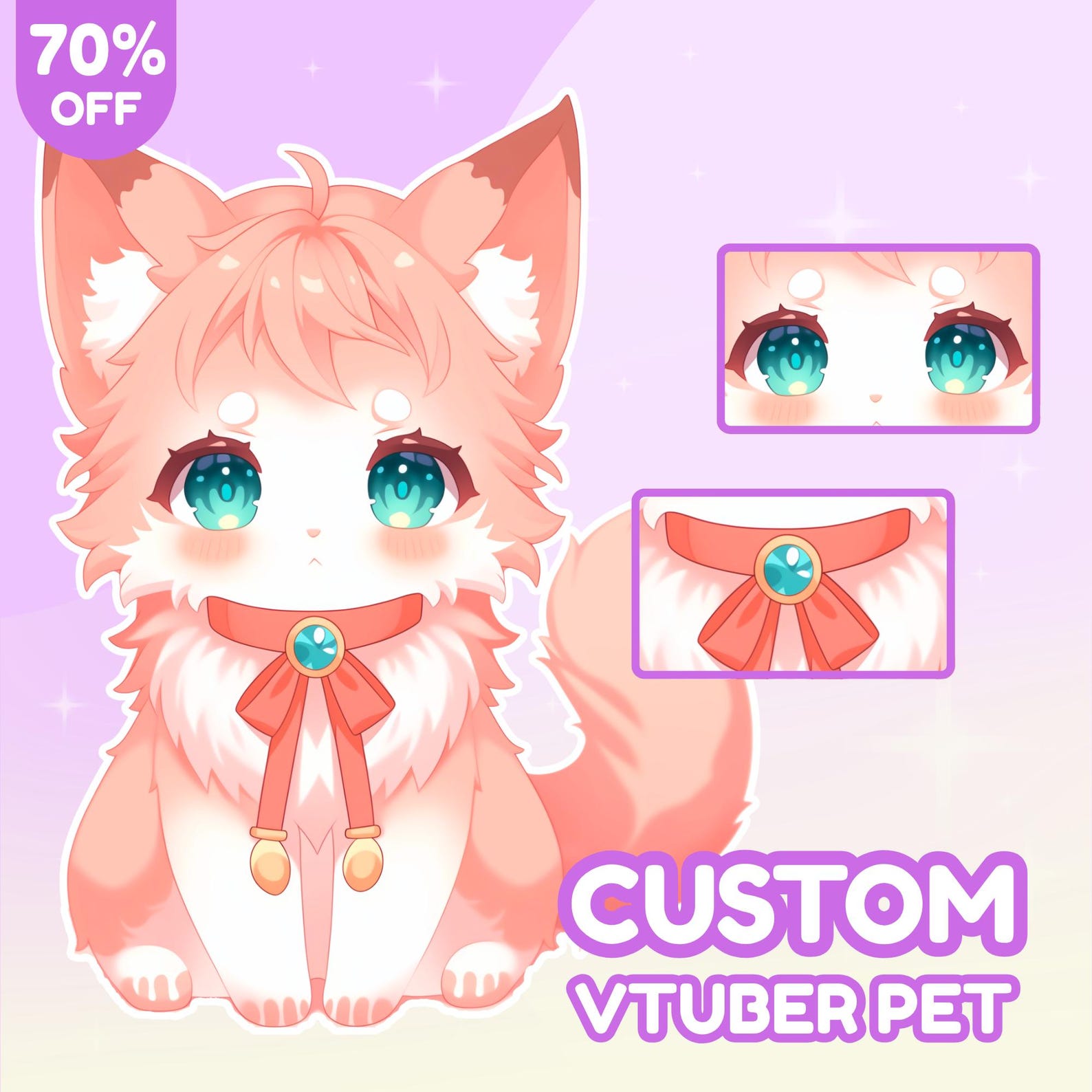 Custom Pet Vtuber Model | Vtuber Pet Avatar | Animal Vtuber | Live2d ...
