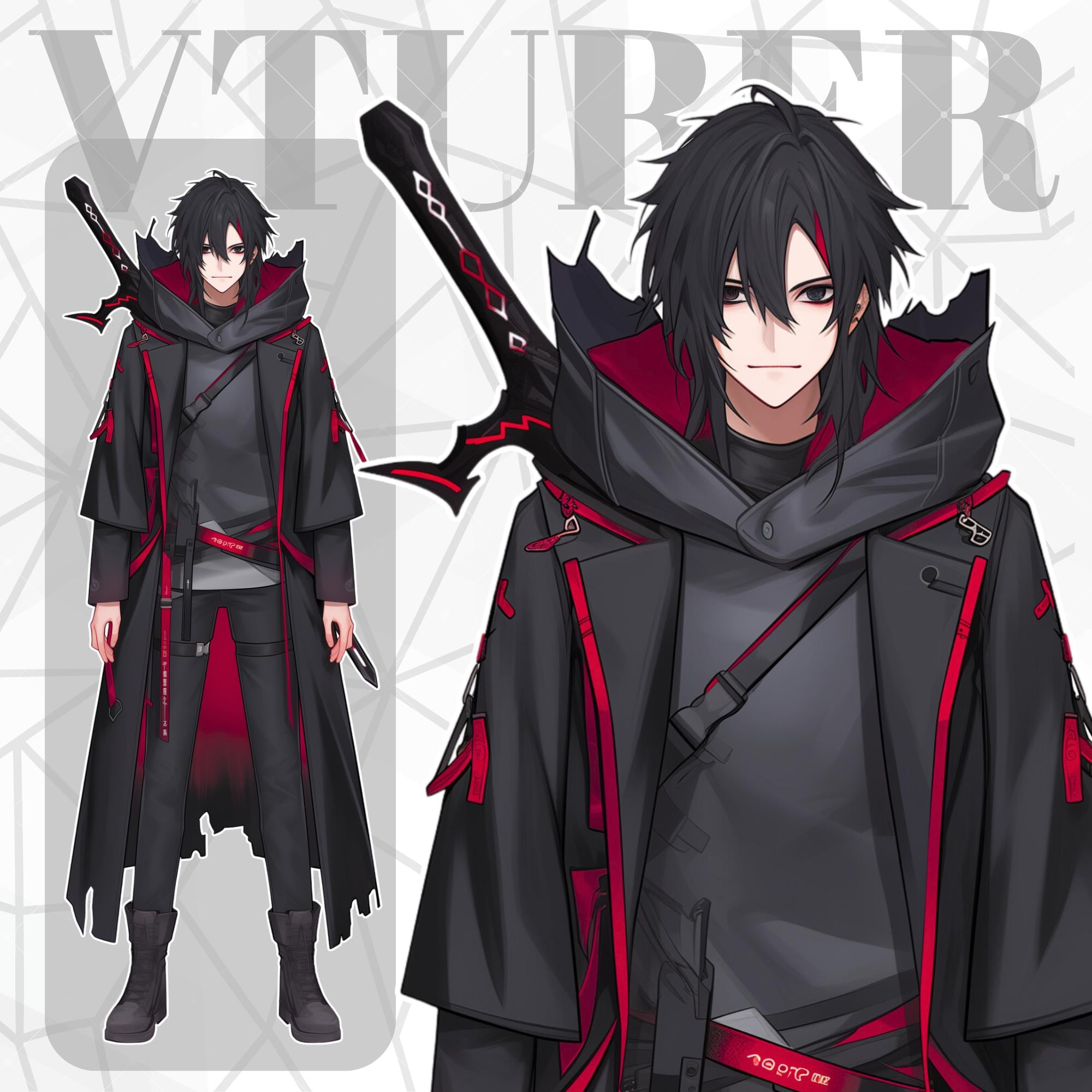 Custom Vtuber Model, Vtuber Design, Vtuber Assets, Pngtuber, Live2d ...