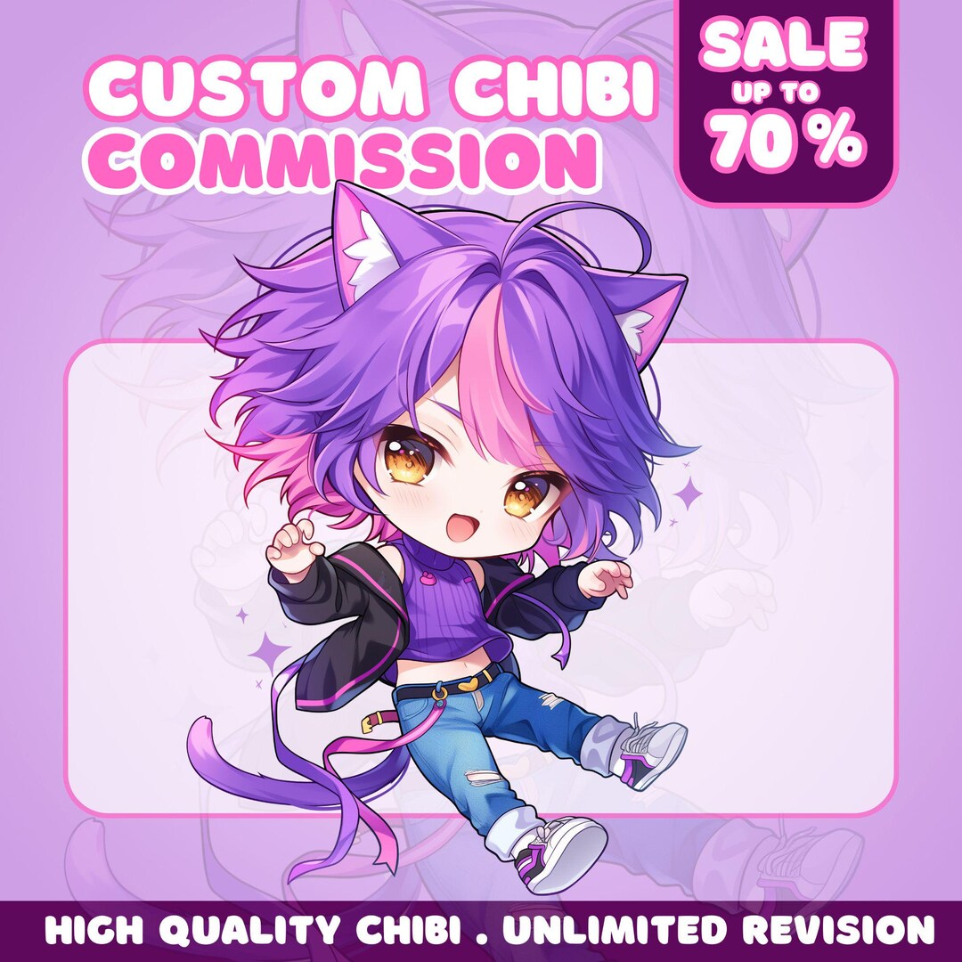 Custom Chibi Anime, Custom Chibi, Chibi Character, Chibi Pngtuber ...