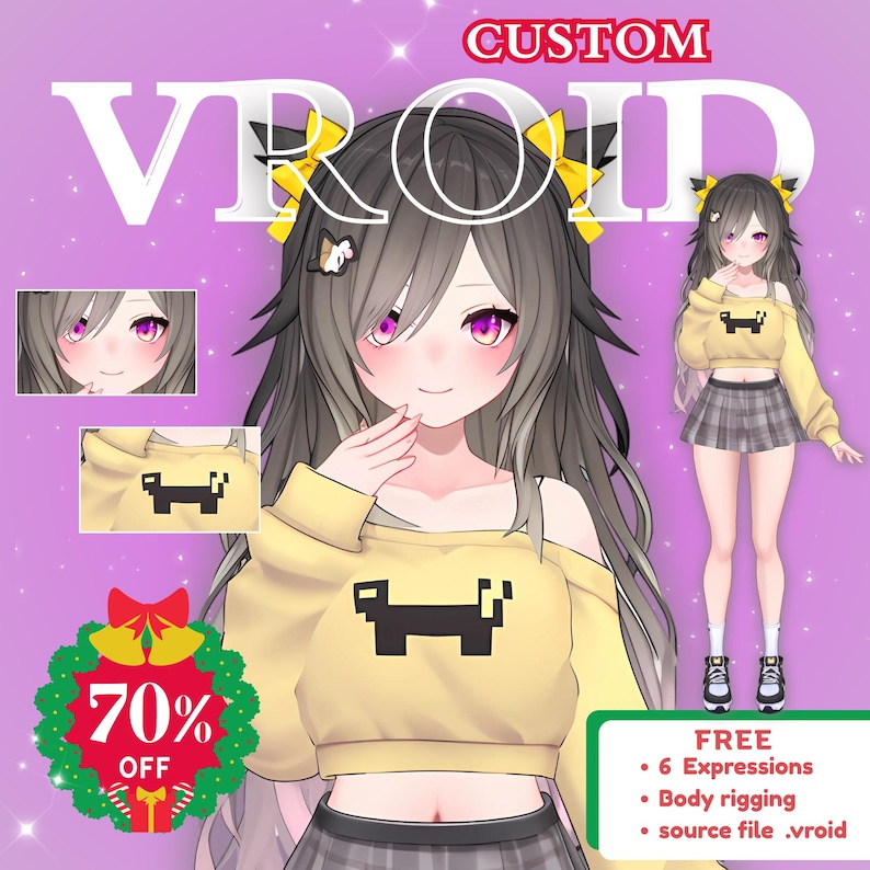 Custom 3D Vtuber Model: Vroid, Live2d Conversion, Vrchat Avatar, Anime ...
