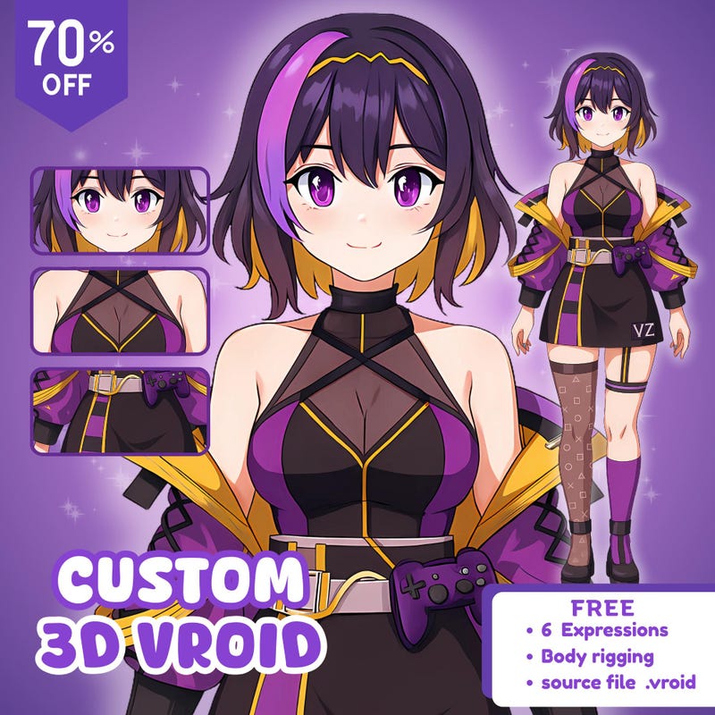 Custom Furry Vtuber 3d Model - Etsy