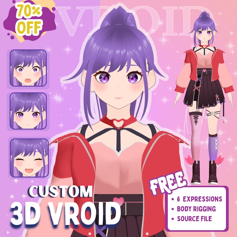 Chibi Avatars Vrchat - Etsy