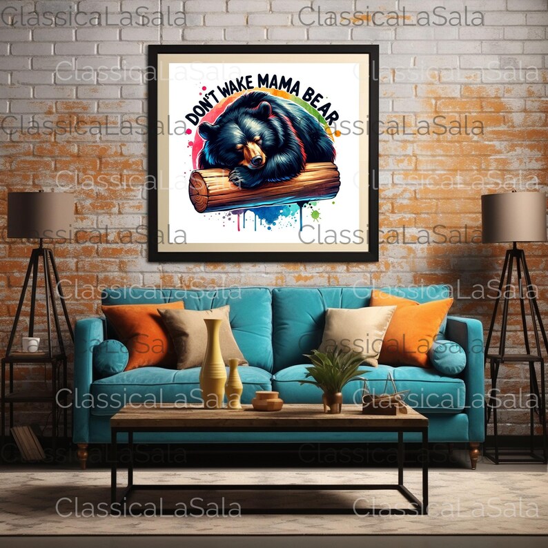 Don't Wake the Bear Clipart Bundle Set of 9 for Crafters - Sublimation ...