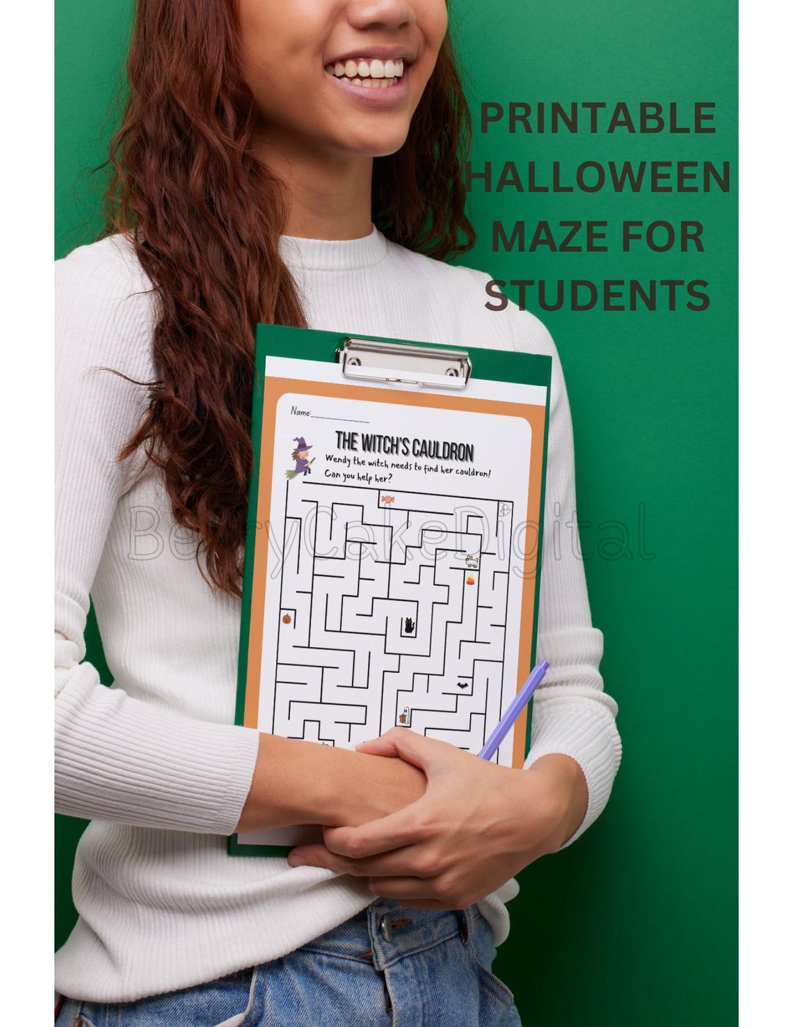 Halloween Maze Printable Activity for Kids and Students 2024 2025 ...