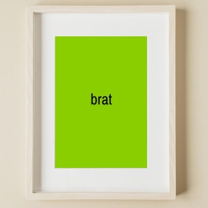 Trendy BRAT Posters trio / Charli XCX / Brat Green / 360 Poster / I'm ...