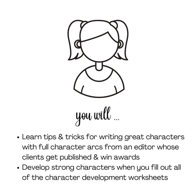 Character Development Workbook - Character Sheets - Author Resources ...
