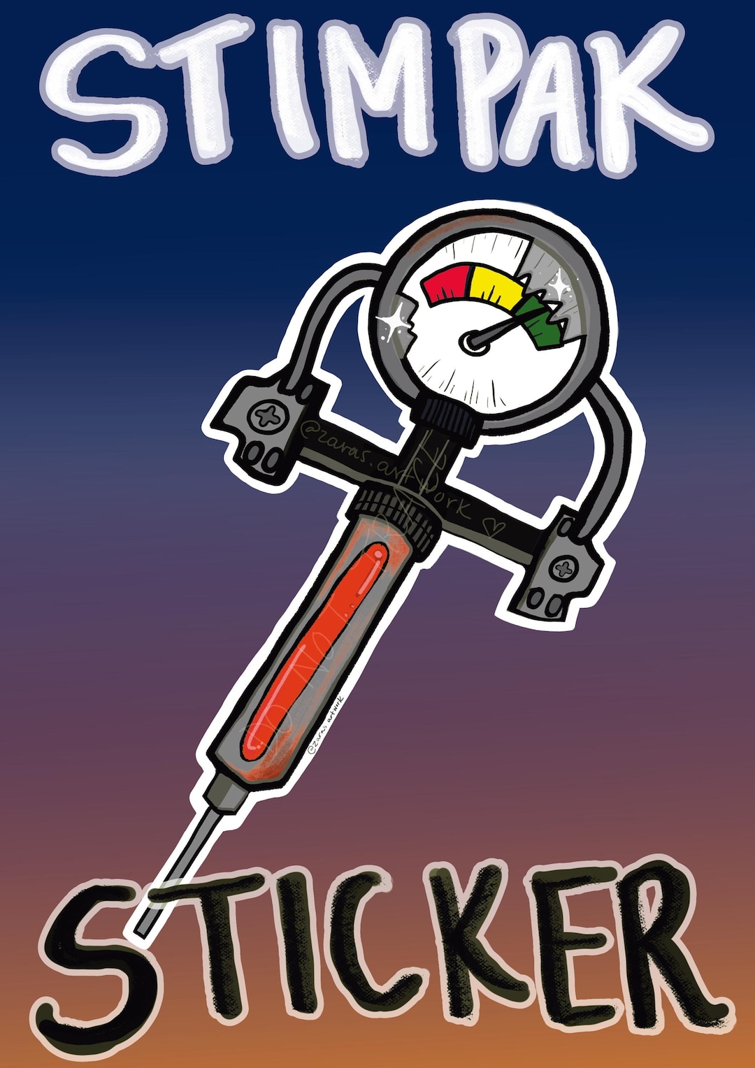 Stimpak Fallout Vinyl Sticker - Etsy