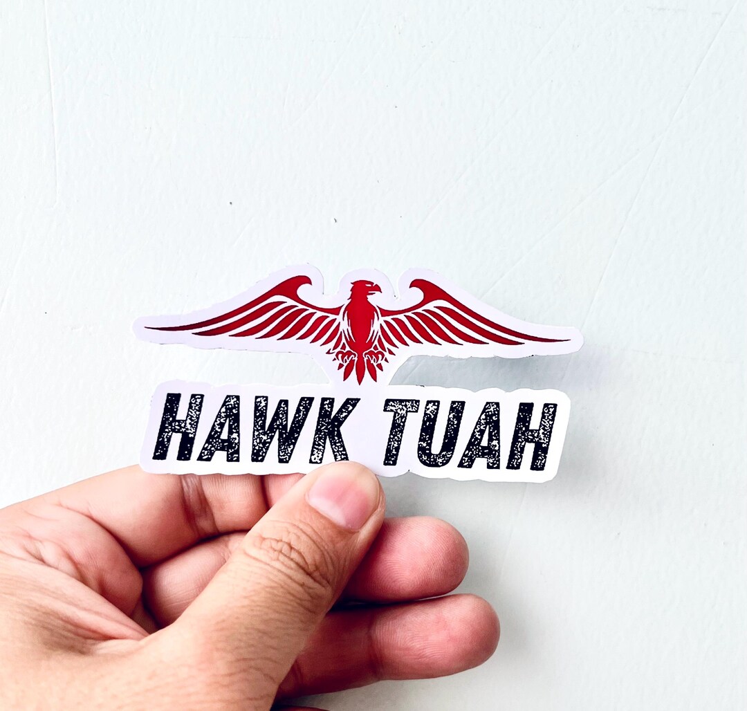 Hot Sticker Hawk Tuah, Sticker Meme 2024, Funny Sticker, Decal Laptop ...