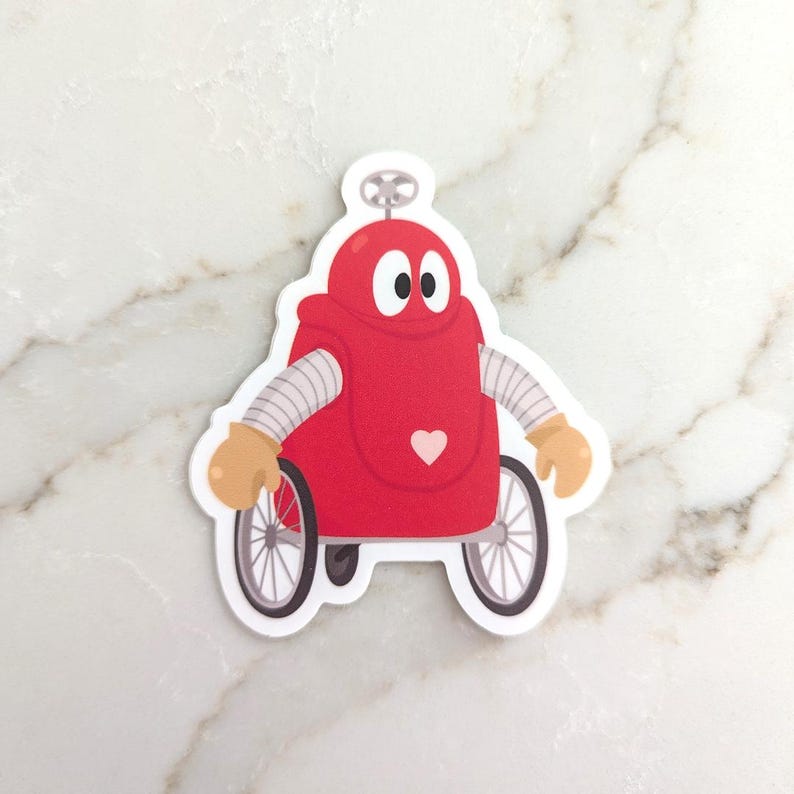 Ganbare Robocon Sticker Retro Tokusatsu Robot Nostalgia Matte Vinyl Die ...