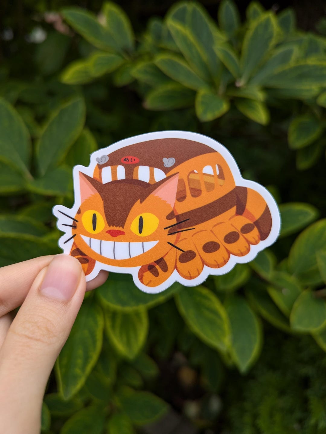 Catbus My Neighbour Totoro Sticker Fanmade Studio Ghibli Matte Vinyl ...