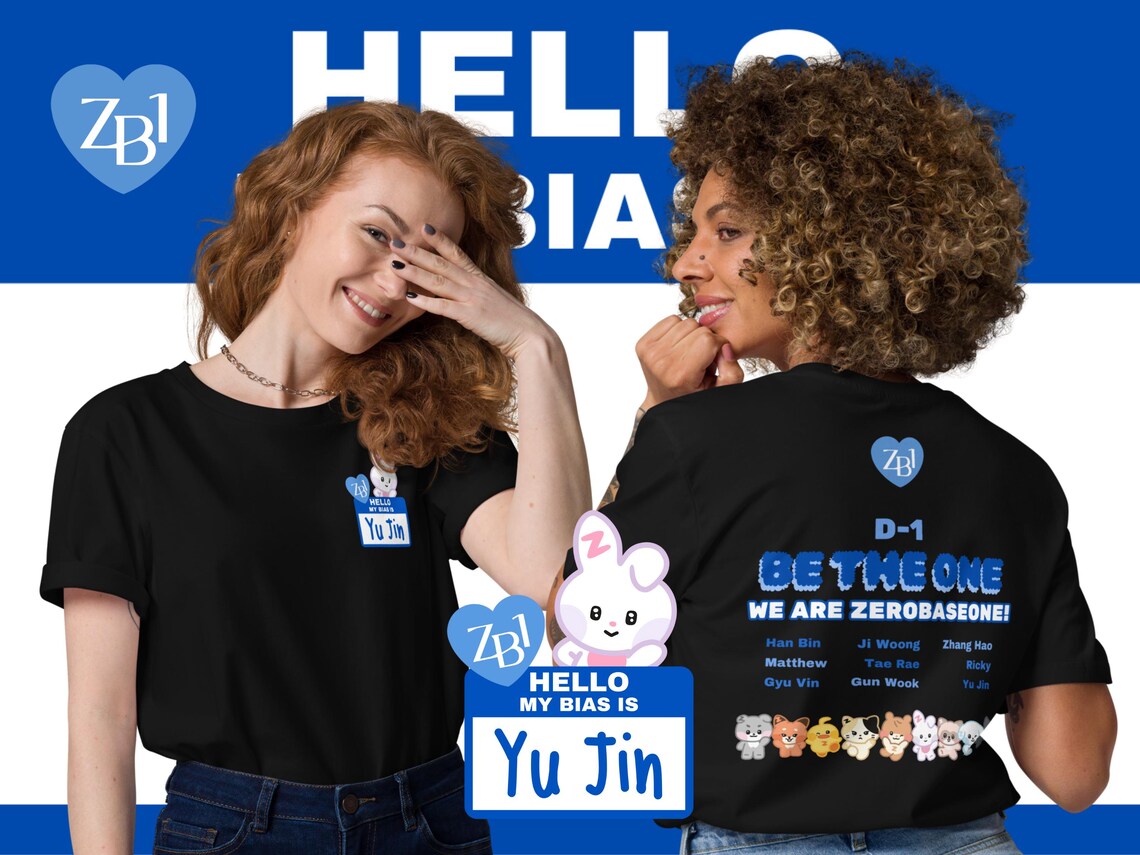 ZEROBASEONE Yujin T-shirt KPOP ZB1 Yu Jin Bias Tee Shirt, Kpop Tshirt ...