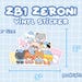 Zerobaseone ZB1 Zeroni Vinyl Sticker Goodnight Binini, Hanini, Yunini ...