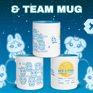 ANDTEAM Coffee Mug | &TEAM KPOP Coffee Cup | Ej, Fuma, K, Nicholas ...